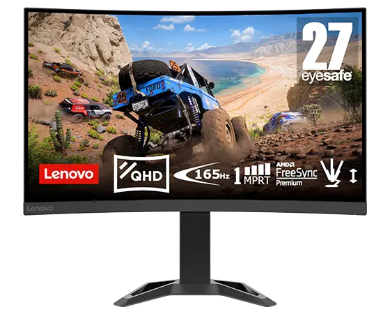 Lenovo G27qc-30 (27") QHD-Gaming-Monitor (165 Hz, 1ms, FreeSync Premium ...